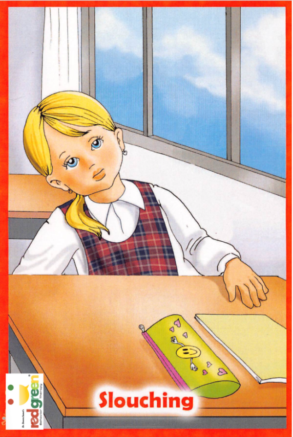 When A Child Slouches In His Seat At School, During Homework, And At ...